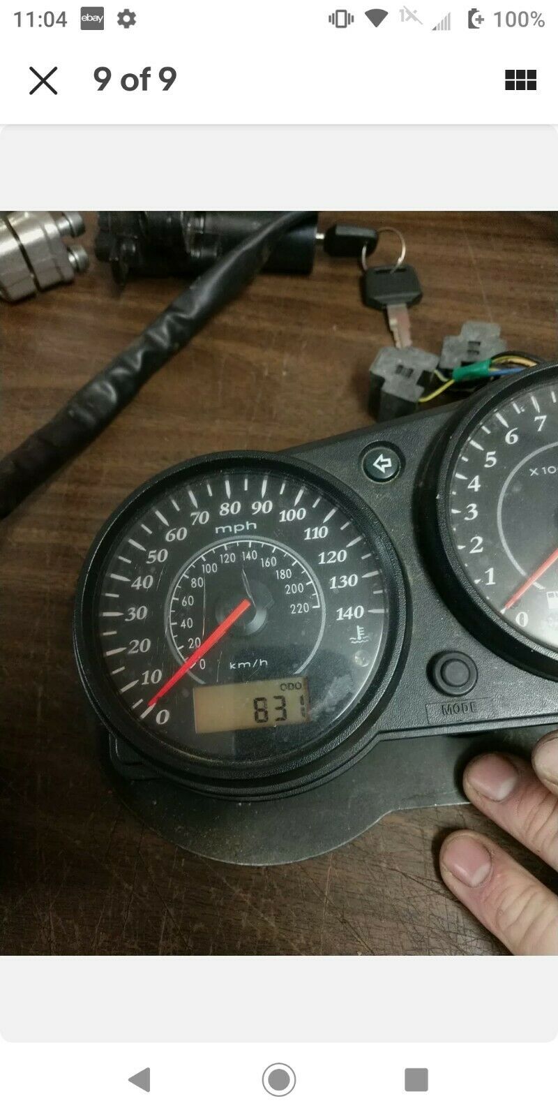 2006-2008 Kawasaki Ninja 650r Ex650a Speedo Tach Gauges Display Cluste ...