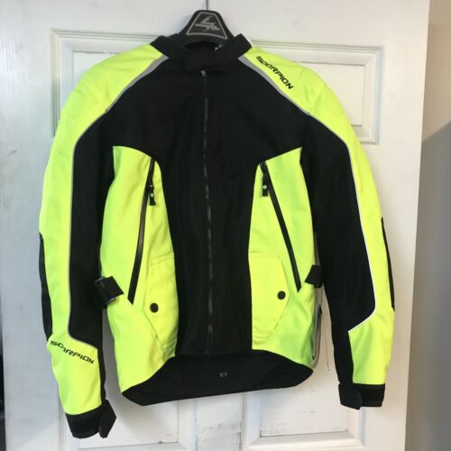 Scorpion Ascendant Jacket Black/Hi-Viz S BRAND NEW — Garwood Custom Cycles